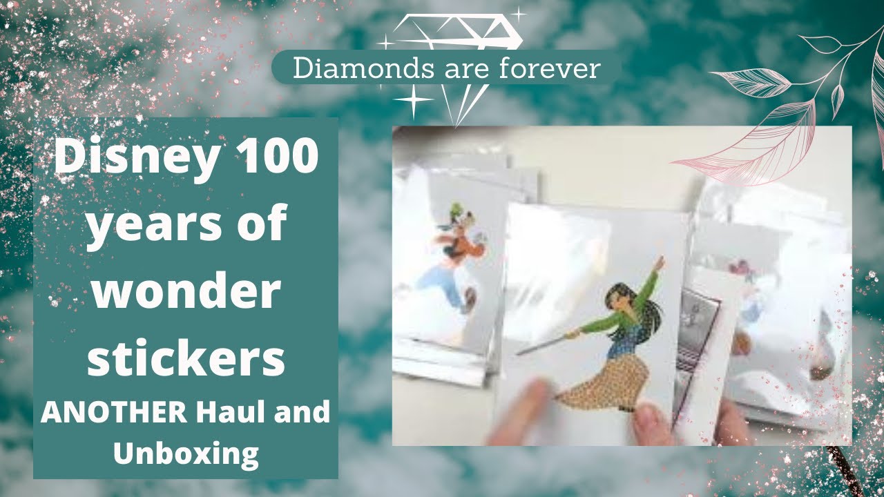 Disney art stickers from craft buddy ANOTHER haul and unboxing ...