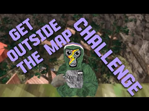 Getting outside the map in gorilla tag - YouTube
