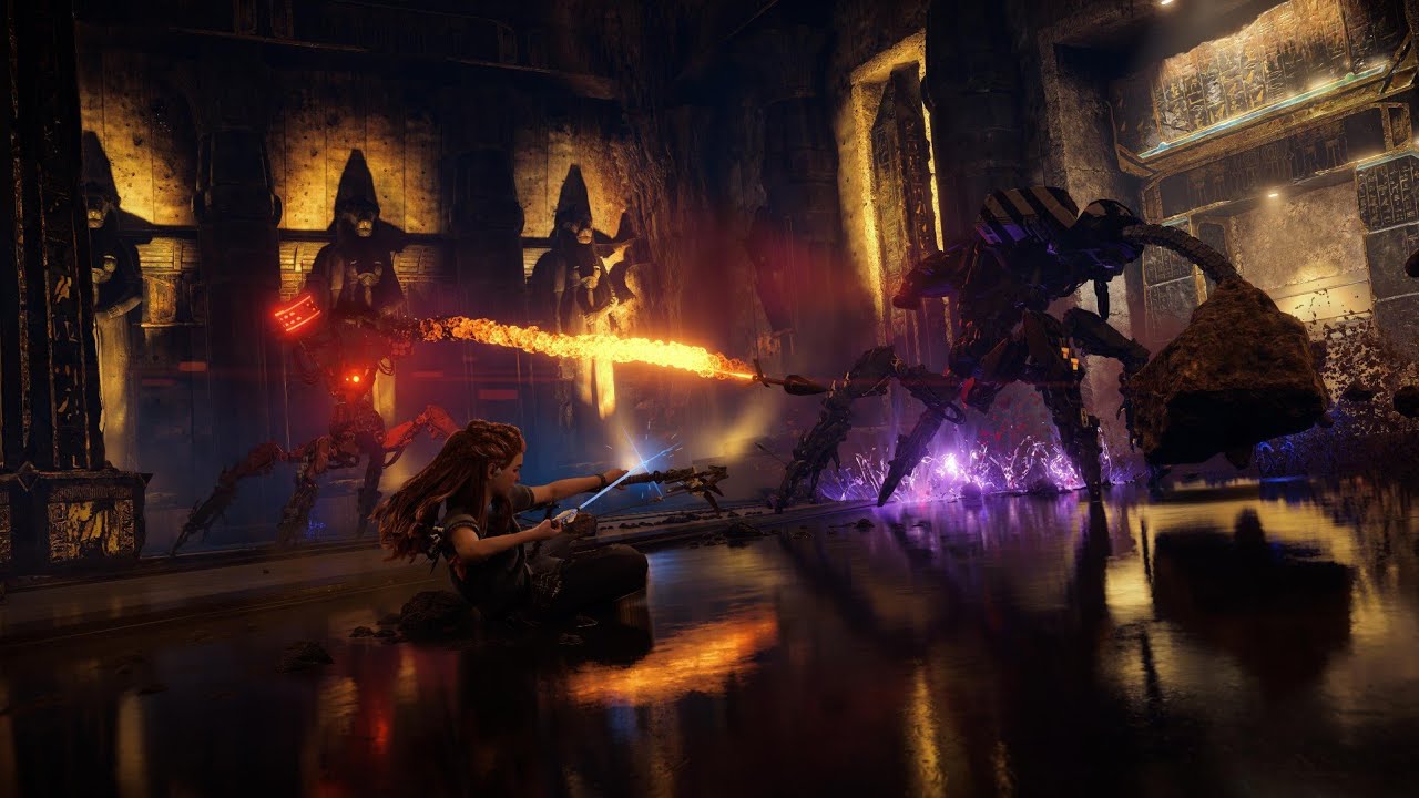Horizon Forbidden West Corruptor (super quick) Boss fight - YouTube