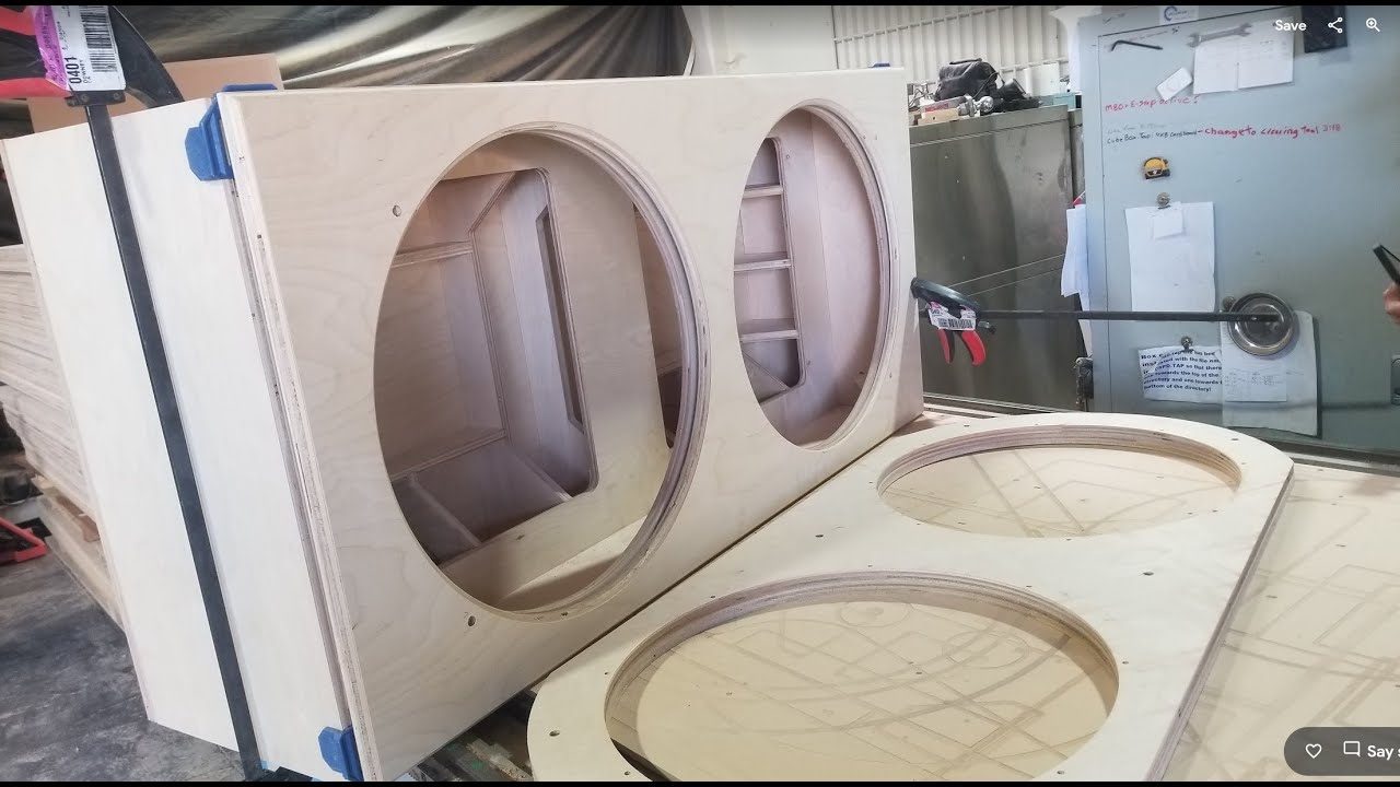 GSG Audio Design - Dual Sealed 24 cabinet CNC production - YouTube