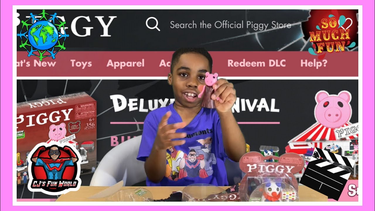 CJ Unboxing New Piggy Series 1 Action Figures - YouTube
