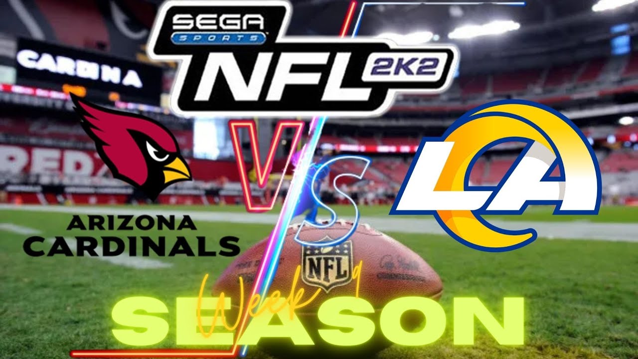 NFL 2K2 Cardinals Franchise Live Stream Week 9 vs Rams - YouTube