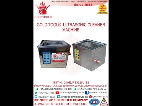 GOLD TOOL® jewellery Ultrasonic Cleaning Machine silver cleaning ...