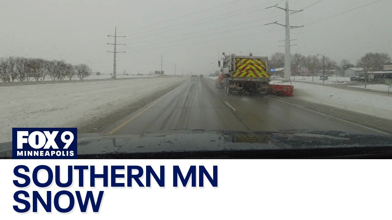 Parts of southern MN face blizzard conditions - YouTube