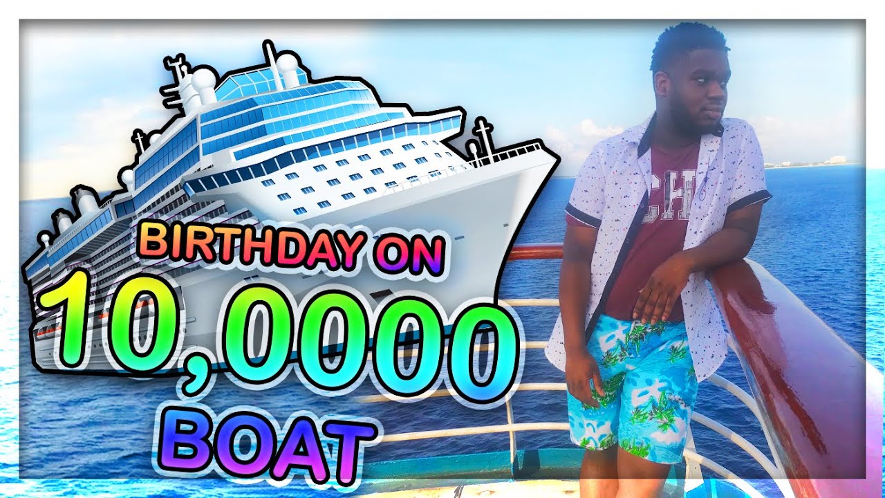 CELEBRATING MY BIRTHDAY ON A $10,000,000 BOAT | MGTV - YouTube