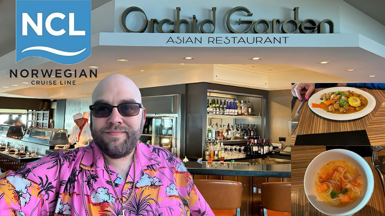 Exploring Orchid Garden: A Culinary Journey on the Norwegian Gem - YouTube