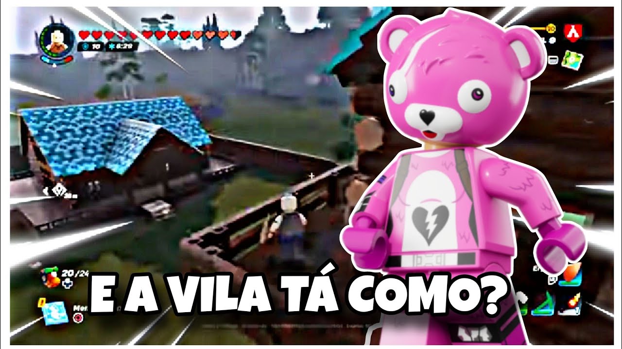 Como fazer um muro da madeira na sua Vila - Fortnite Lego. - YouTube