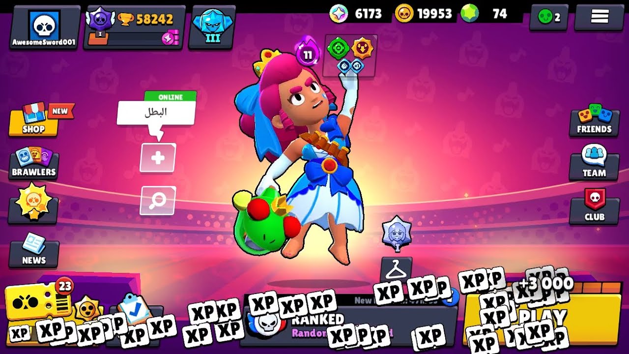 Brawl Stars All Brawlers Maxed Level With 756+ Trophies And 3000 ...