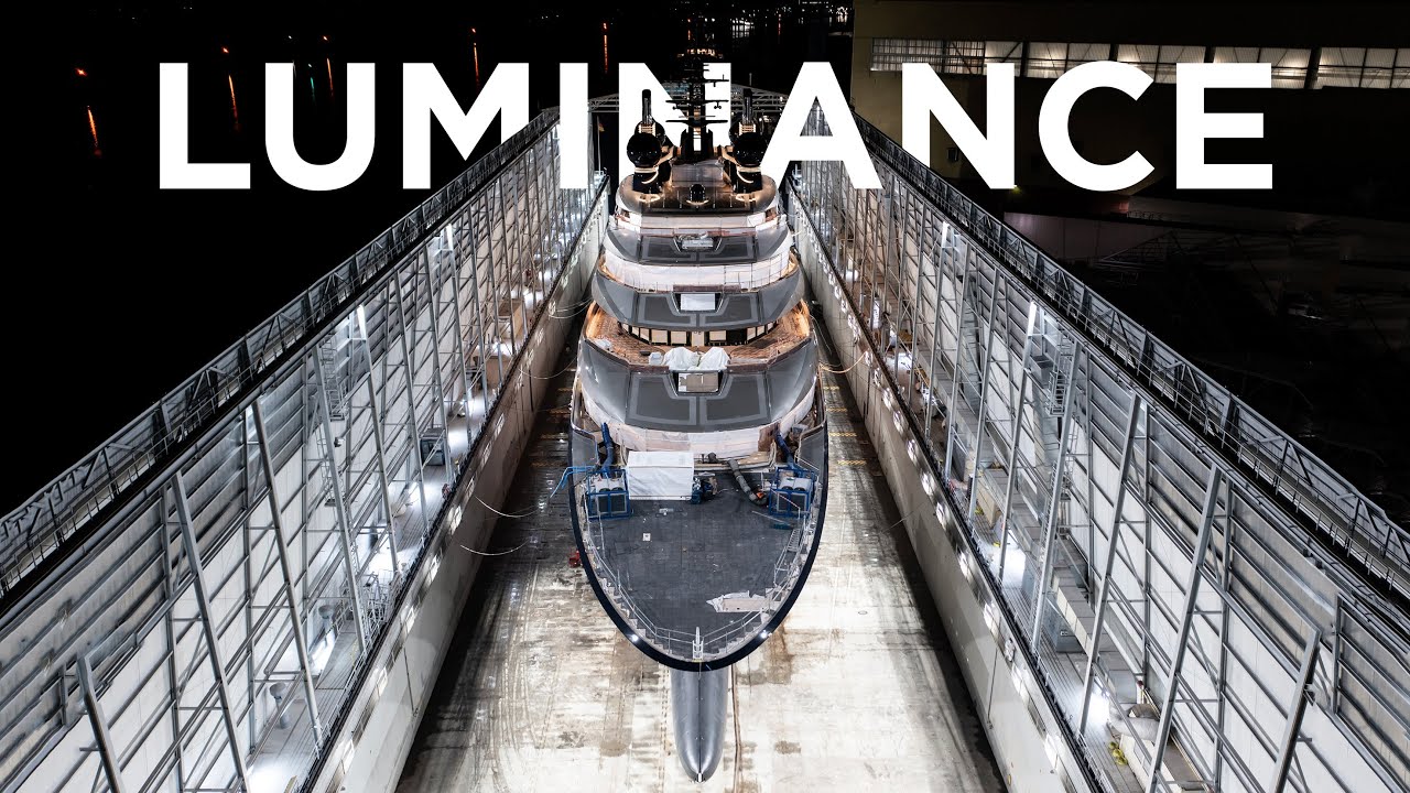 EXCLUSIVE: 145M LUMINANCE superyacht launched at LÜRSSEN | SuperYacht ...