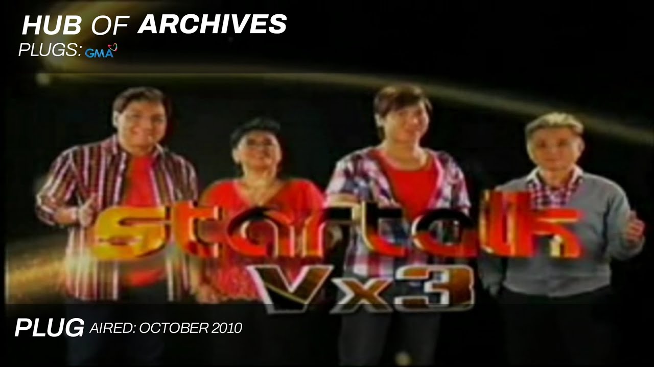 GMA: Startalk Vx3/15 Years Plug [OCTOBER 2010] - YouTube