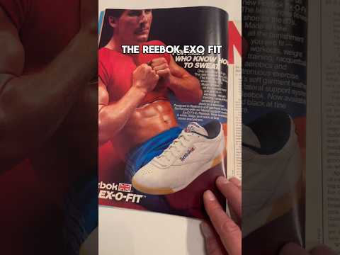 Reebok gym shoes from June 1985. Would you train in these? #trainingshoes #reebok