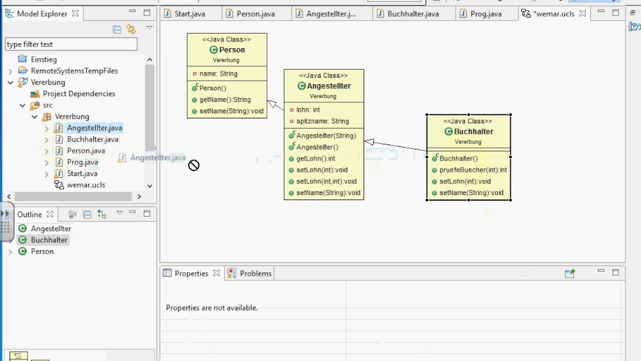 Eclipse ObjectAid Klassendiagramm erzeugen - YouTube