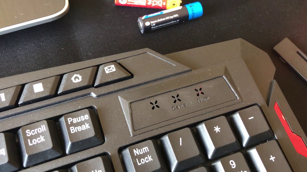 DSFY 2.4GHz Wireless Gaming Keyboard Mouse Combo 19 Keys Anti-ghosting ...