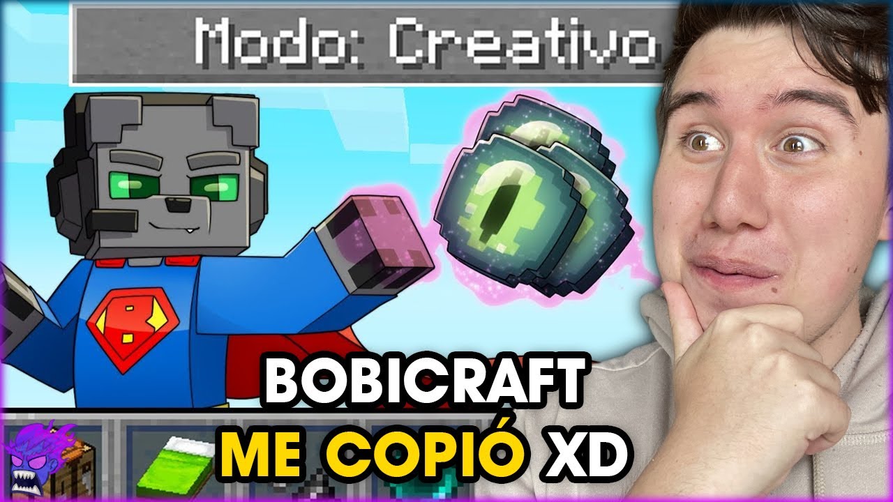 Chule reacciona a Me Paso Minecraft en CREATIVO!! de Bobicraft - YouTube