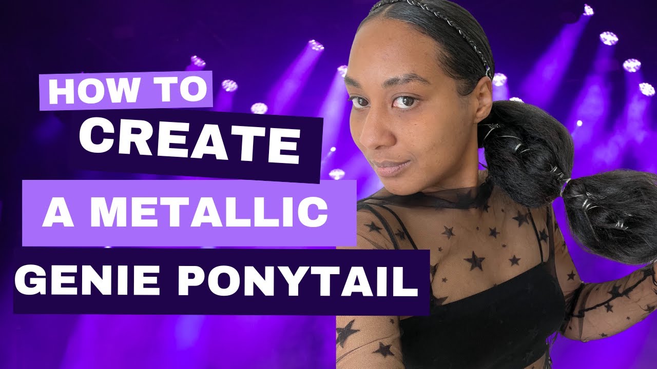 Metallic Genie Ponytail Tutorial: Perfect Hair for Music Festivals ...