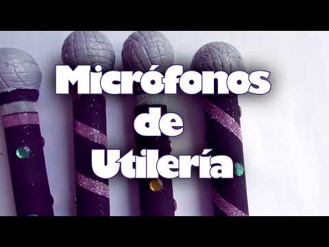 Haz micrófonos de papel para niños ♥ - YouTube