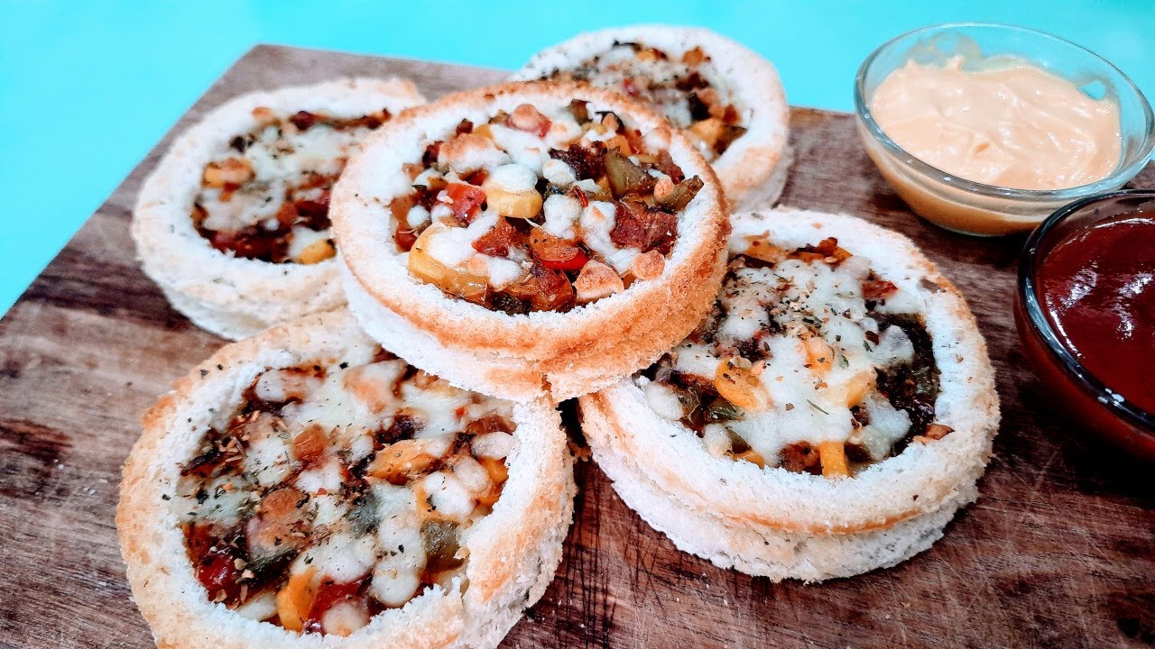 Mixed Vegetable Bread Canapes | Bread Canapes | Canapes Recipe Easy and ...
