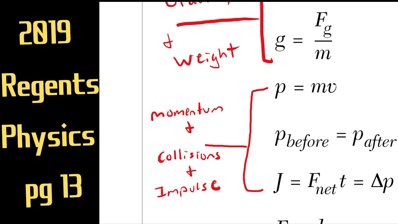 Physics Regents 2019 pg.13 - YouTube