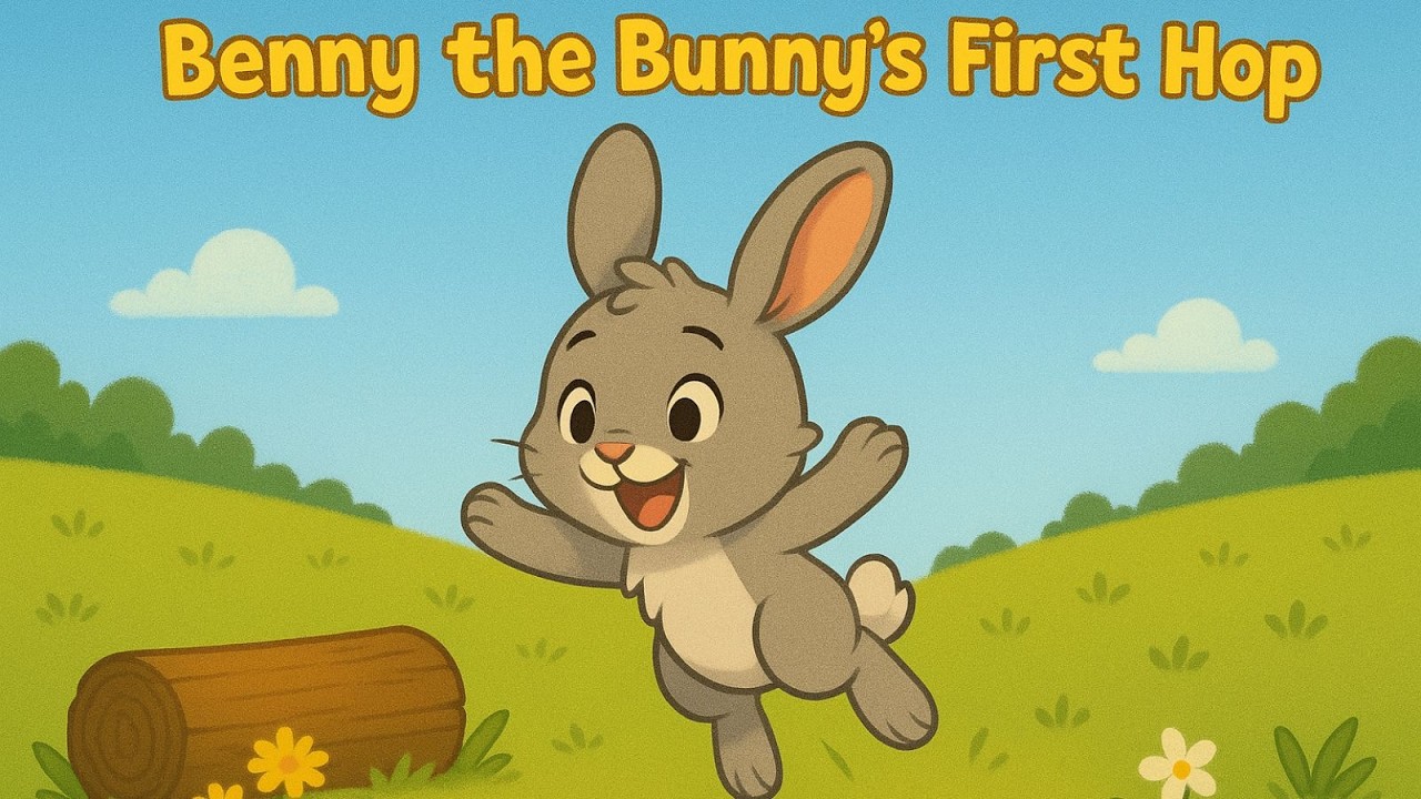 Benny the Bunny Learns to Hop! | Kids Story About Trying New Things ...
