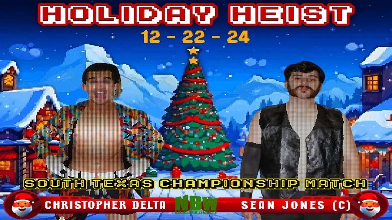New Breed Wrestling Holiday Heist Christopher Delta vs Sean Jones (Dec ...