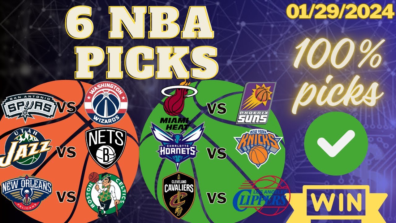 Free Nba picks today | Picks & Predictions Monday 1/29/24 | 6 Picks in ...