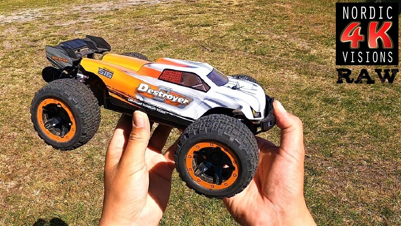 2S LiPo Upgrade - HBX Destroyer Brushless 3900kv RC Car Test Run! (HBX ...