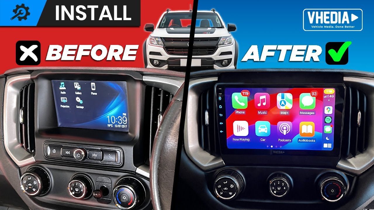 Holden Colorado Head Unit 2017+ - YouTube