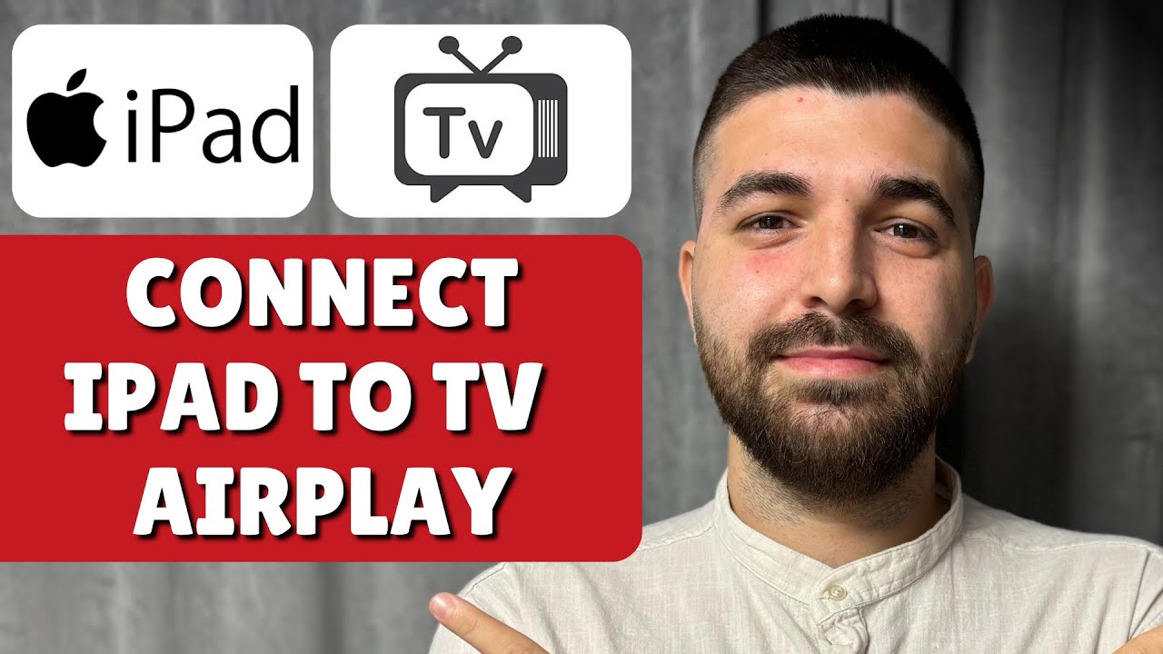 How To Connect iPad To TV AIRPLAY (Screen Mirror On IPad) - YouTube