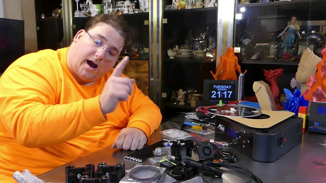 Today's 3D Print 186 Anet A4 Delta Unbox, Build, First Print - YouTube