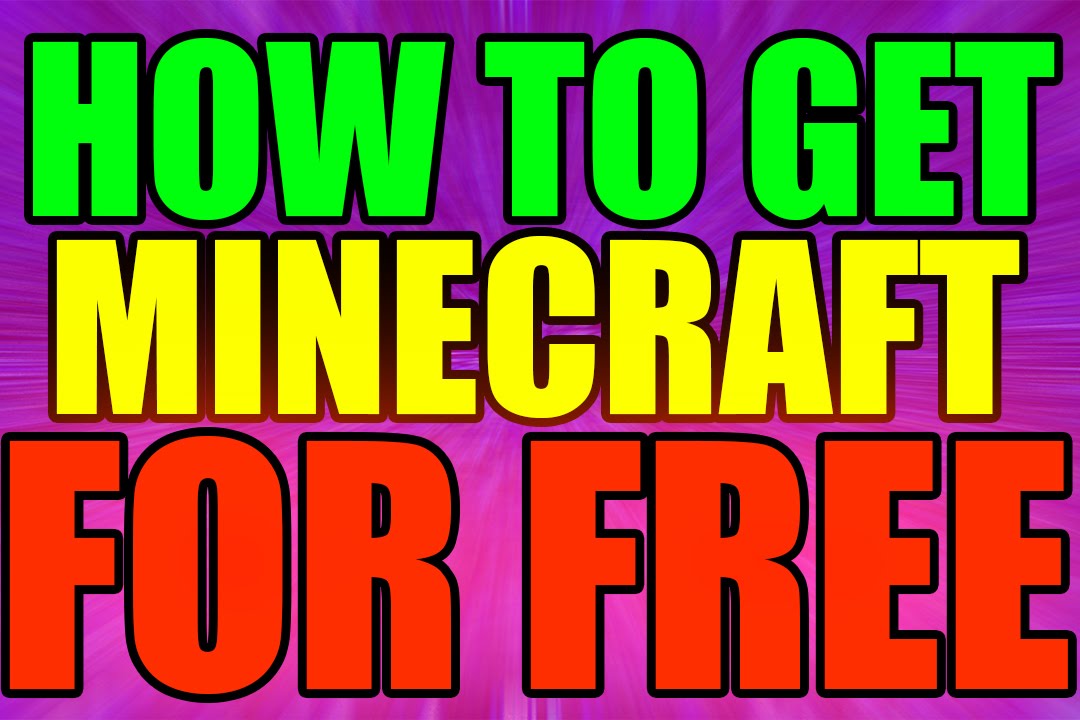 How To Get Minecraft For Free On PC 2016 - YouTube