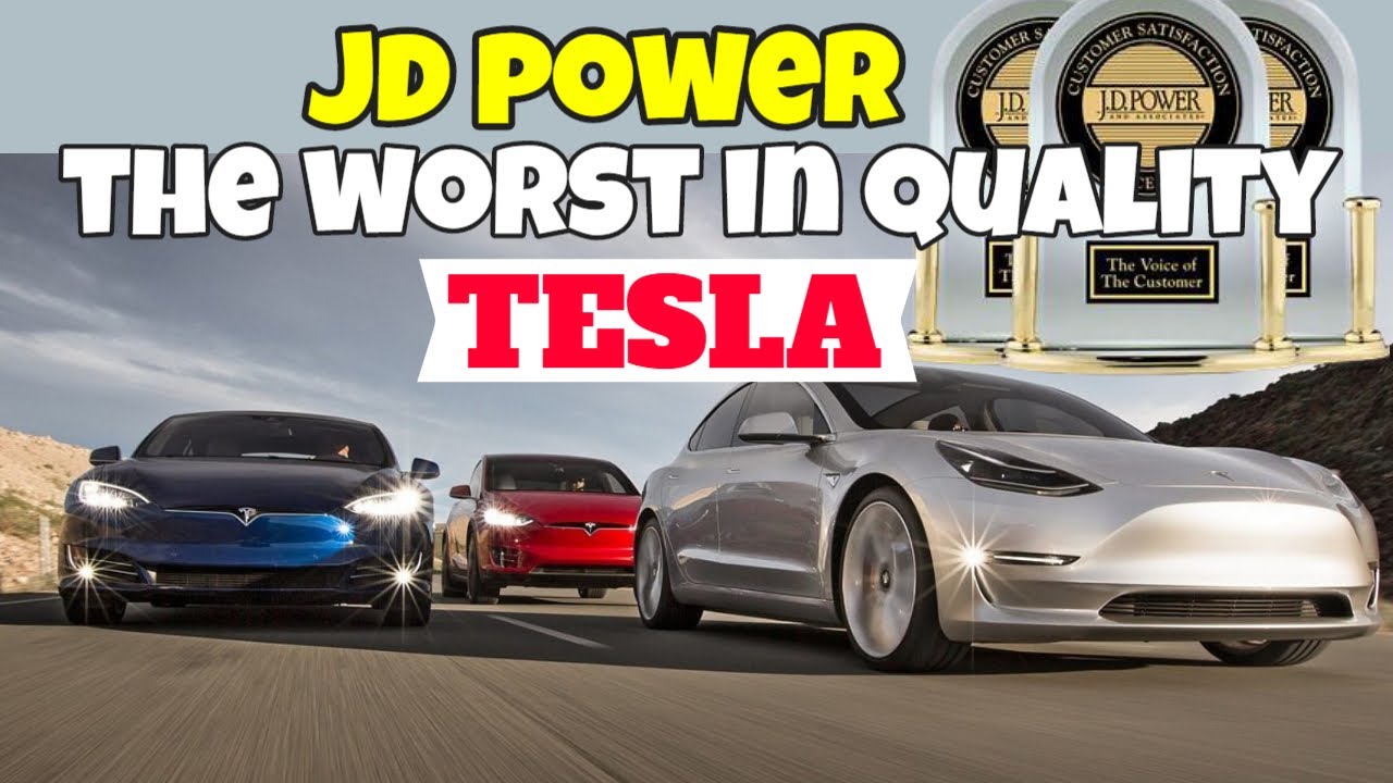 Tesla RANKS DEAD LAST in JD Power Initial Quality Survey - YouTube