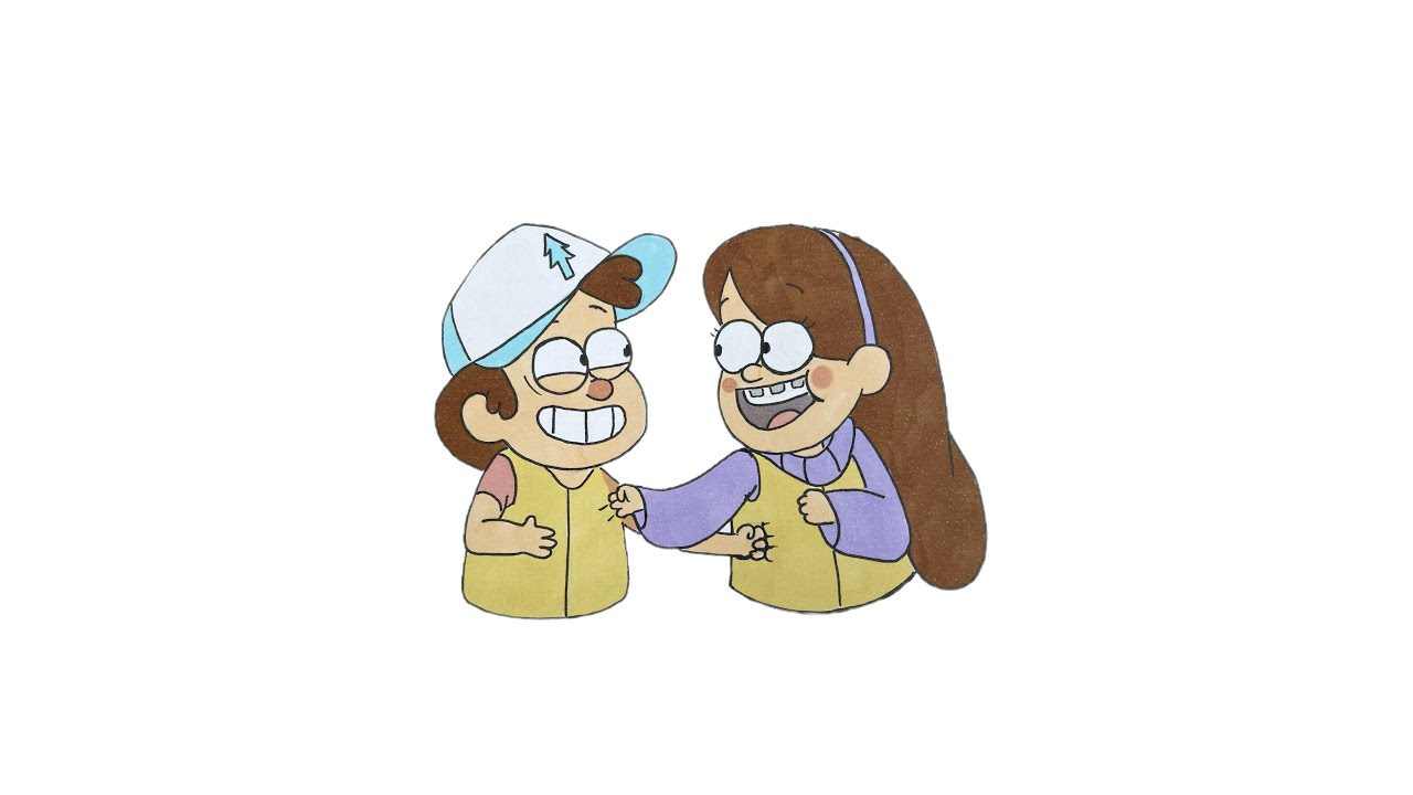 How to Draw Mabel & Dipper – Sister & Brother: Idea of our Subscriber ...
