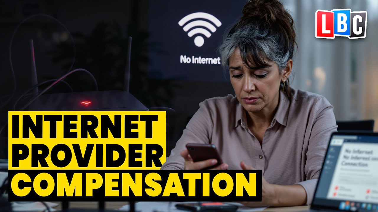 My internet keeps failing. How do I get compensation? [LBC Legal Hour ...
