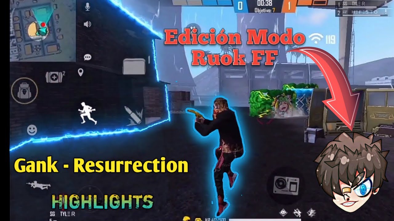 Gank - Resurrection 💙 FREE FIRE [Highlights] 💀 | Modo de Edición | Ruok ...