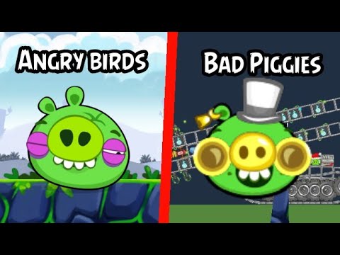 Angry birds pigs Vs Bad Piggies pigs - YouTube