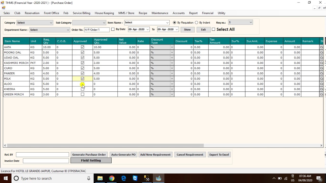 PO TRANSACTION HOW ADD NEW PURCHASE ORDER TO VENDOR - YouTube