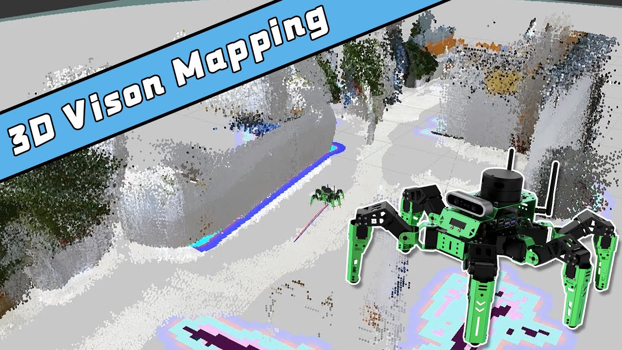 Real AI Robot Vision! 3D Visual Mapping! - YouTube