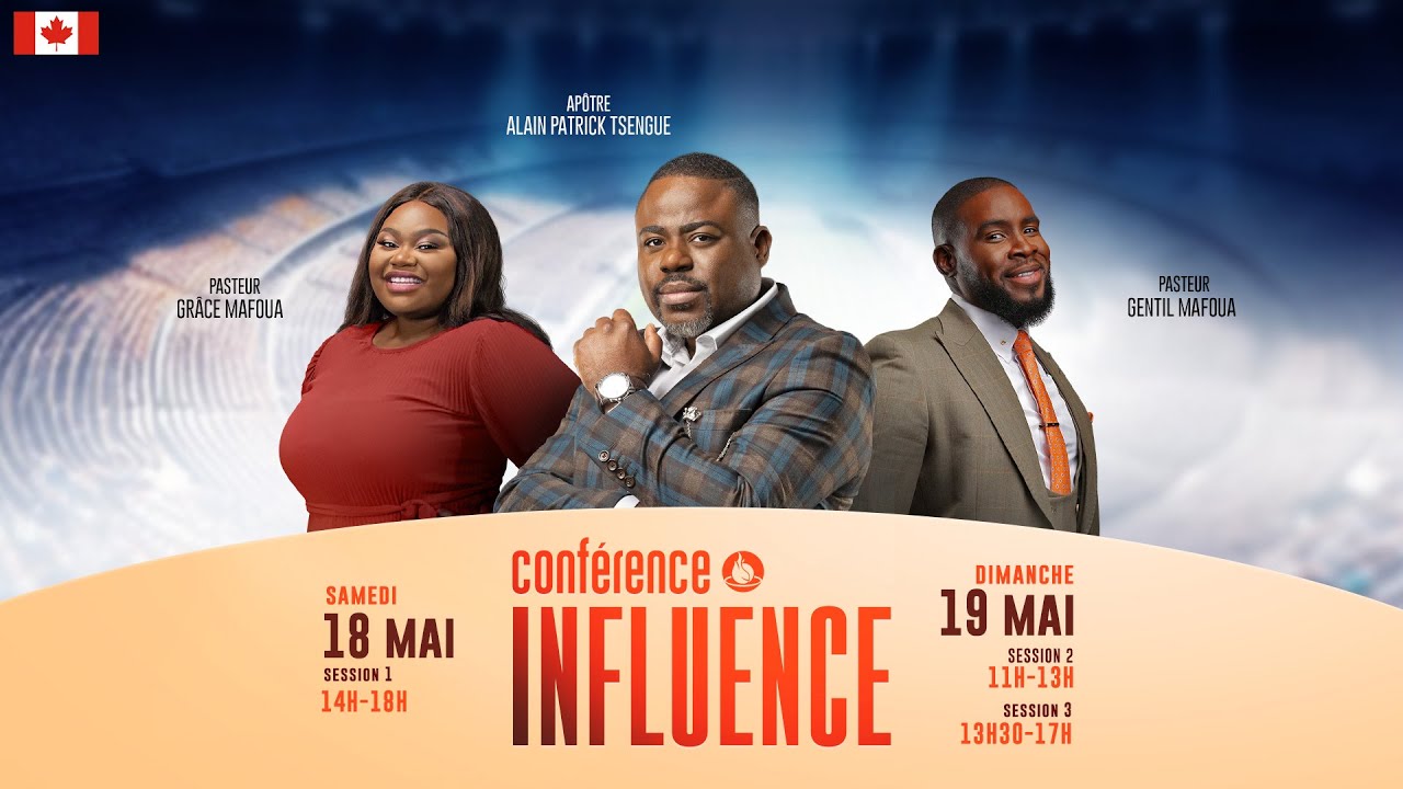 Conférence influence session 2 : Rév. Alain Patrick TSENGUE - YouTube