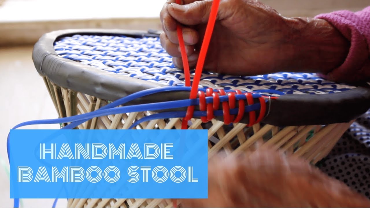 Handmade Bamboo stool - YouTube