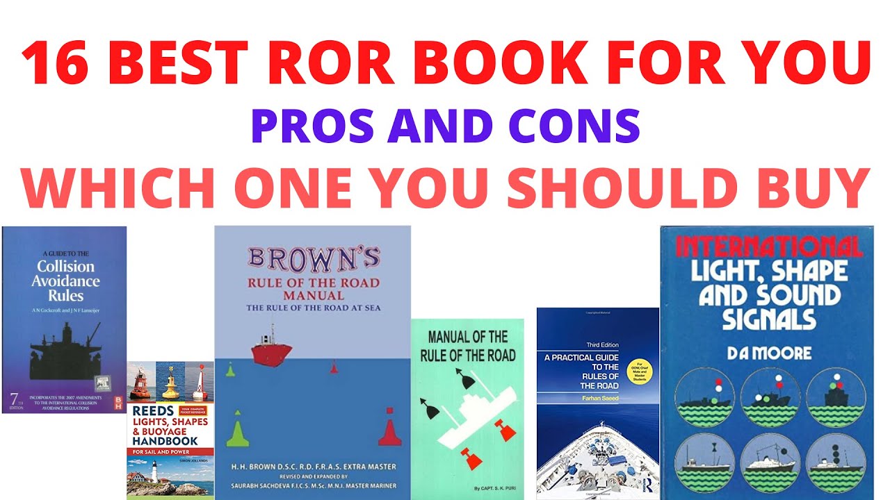16 BEST COLREG (ROR BOOKS) | PROS AND CONS | WHICH ONE YOU SHOULD READ ...