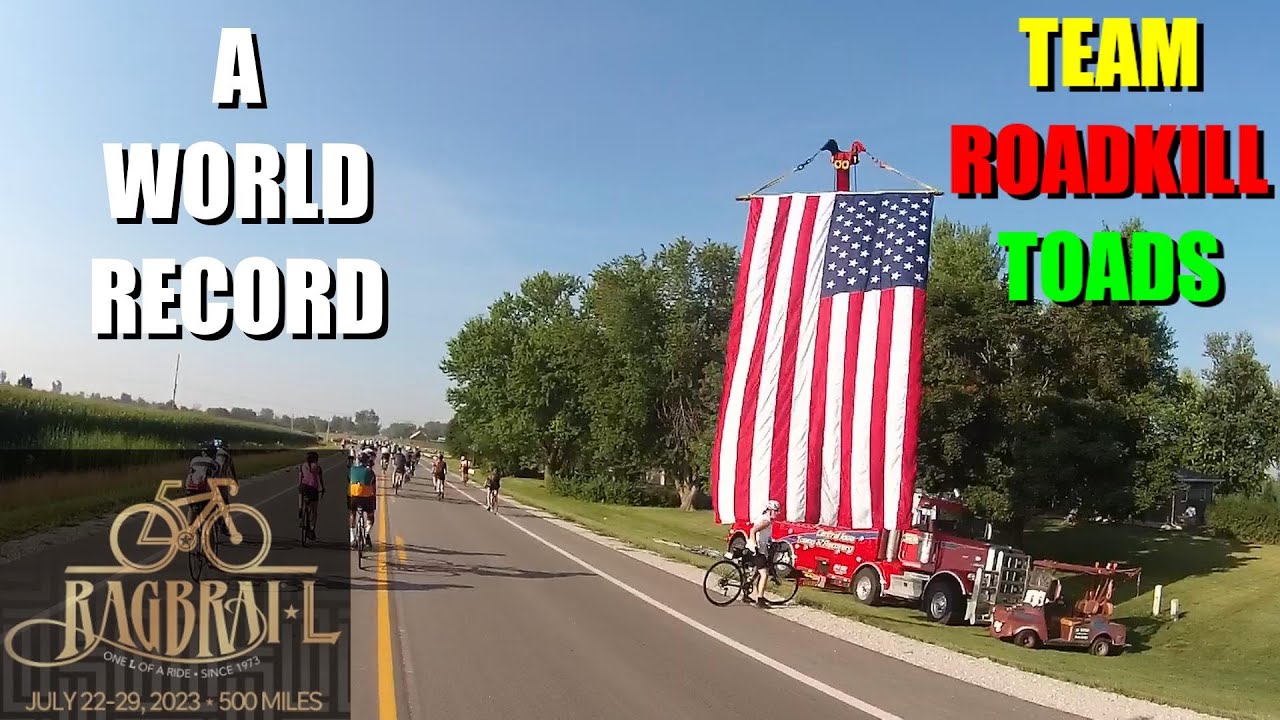 RAGBRAI 2023 Day 4 Ames to Des Moines with Team Roadkill Toads | Stayin' in State! - YouTube