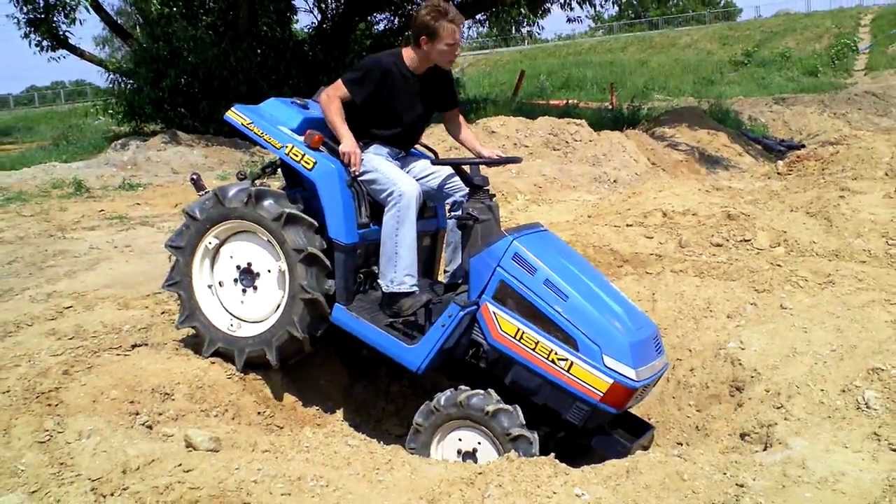 ISEKI TU155 mini traktorek-ciągniczek ogrodniczy.TRAKTOREK JAPOŃSKI ...