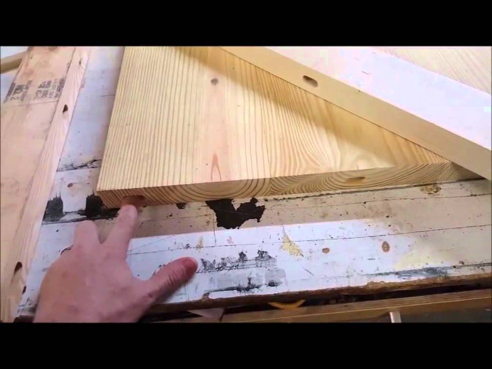 Making a breadboard table - YouTube