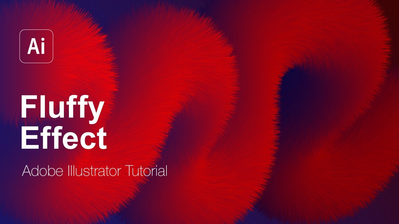 Fluffy Effect with Gradient - Adobe Illustrator Tutorial - YouTube