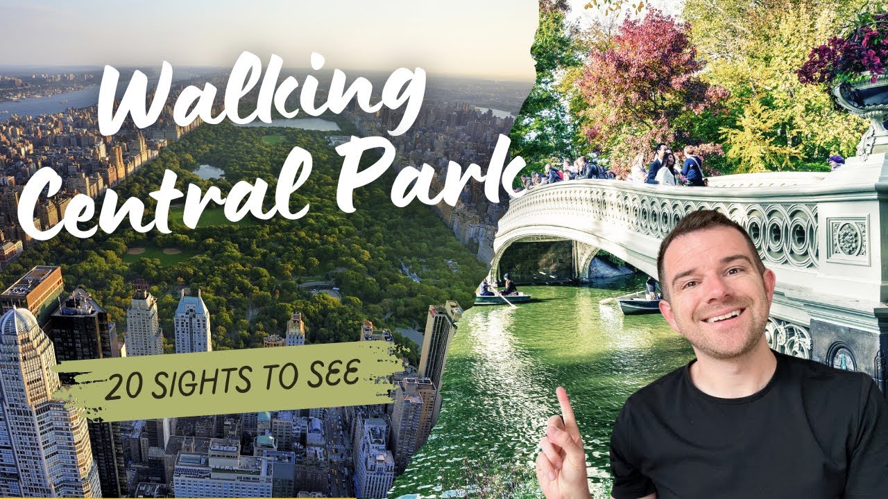 Central Park Walking Tour Map 🌿Connect With Central Park's Soul🌲