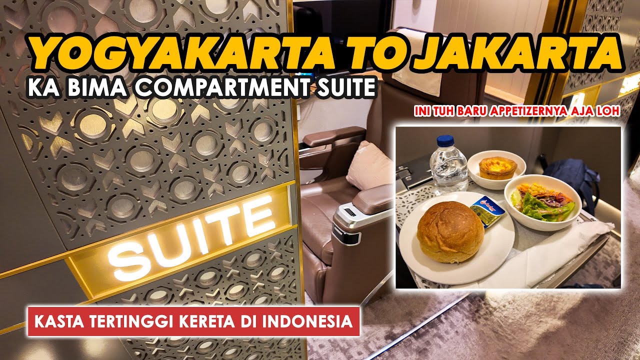 KA BIMA COMPARTMENT SUITE | GAK PAKE DI PART, VIDEO NAIK KERETA KASTA ...