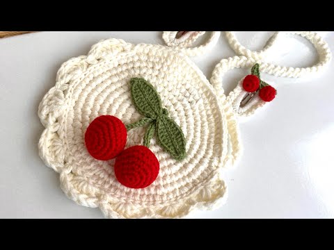 Alize cotton gold ipten örgü bebek çantası yapımı bayramlık çanta