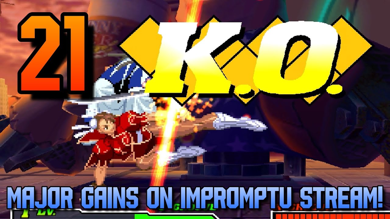 HUGE Chun-Li Leveling On An Impromptu Stream! Part 21: Capcom Fighting Collection 2 MP - YouTube