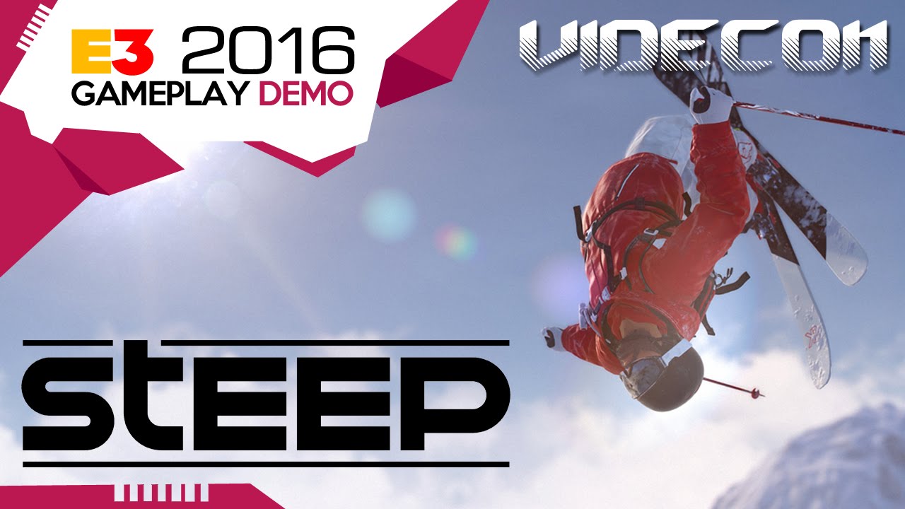 Steep: Demo E3 2016 – Snowboard & Wingsuit Gameplay - YouTube