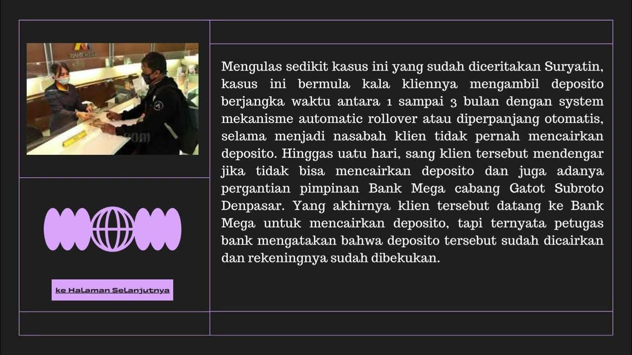 UTS SIM 2B _ 202212081_”KASUS PEMBOBOLAN DANA NASABAH BANK MEGA” - YouTube